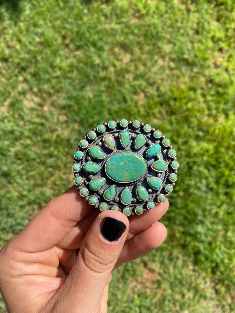 Turquosie Cluster Buckle – Turquoise Pony